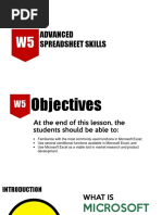 Lesson Plan in MS Excel | PDF | Spreadsheet | Microsoft Excel