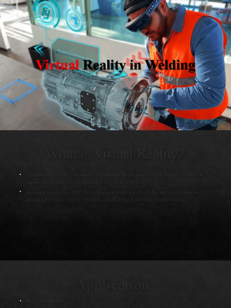 Virtual Reality in Welding - Presentation | PDF | Business | Computers