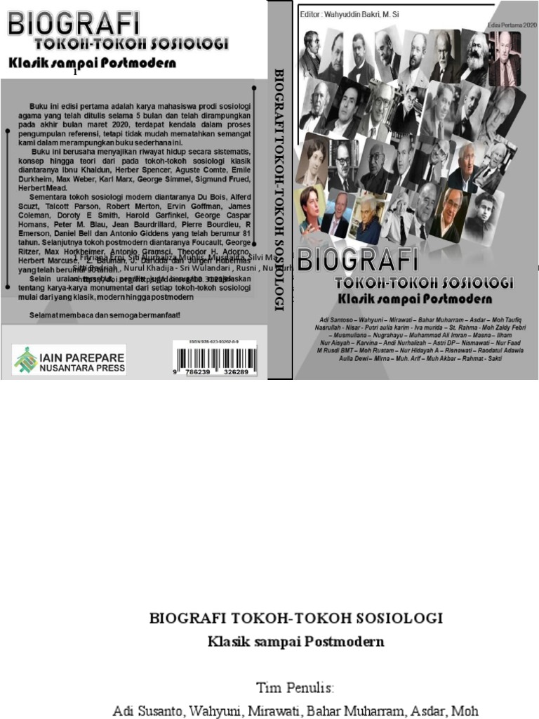 Biografi Tokoh Tokoh Sosiologi Pdf