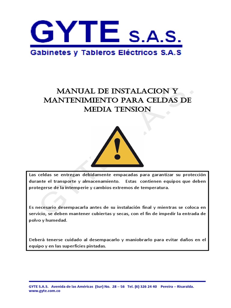 Manual Celdas MT - Gyte Sas | PDF | Transformador | Calibración