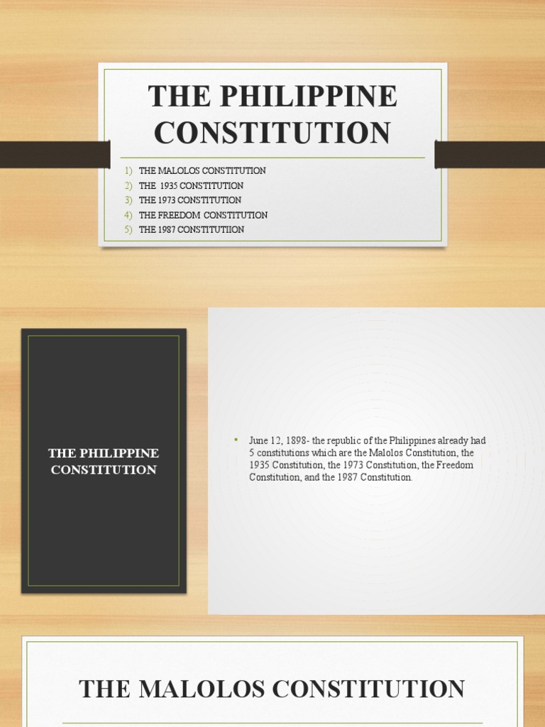 6 Philippine Constitution G6 | PDF
