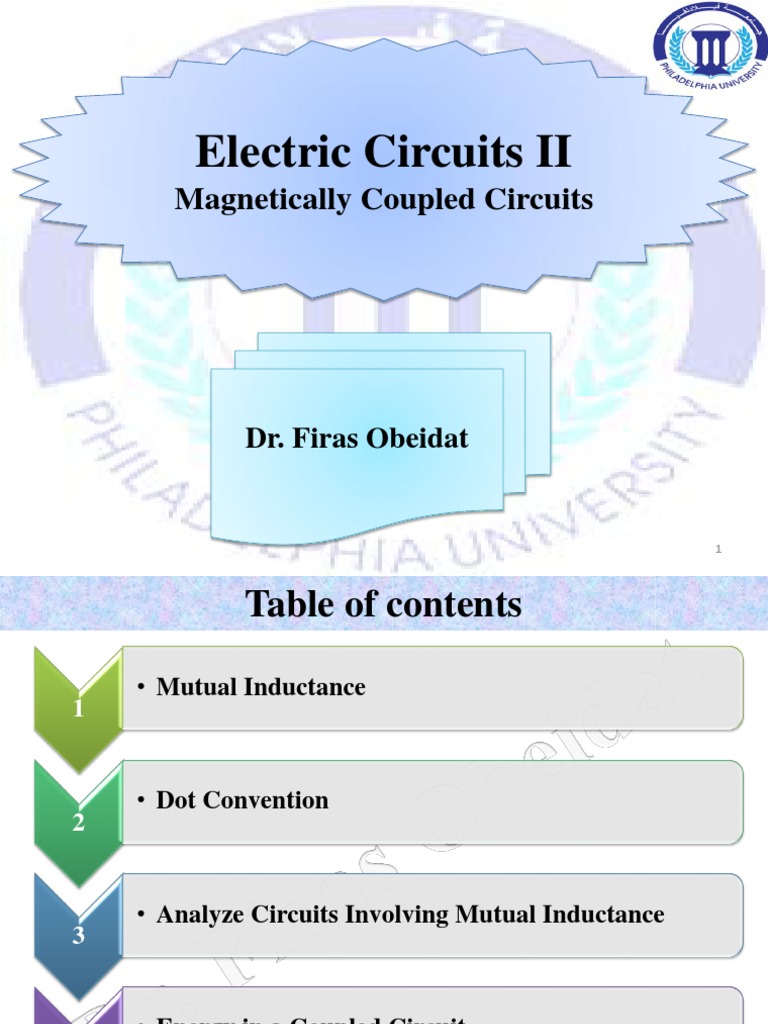 Magnetically Coupled Circuits | PDF | Inductance | Inductor