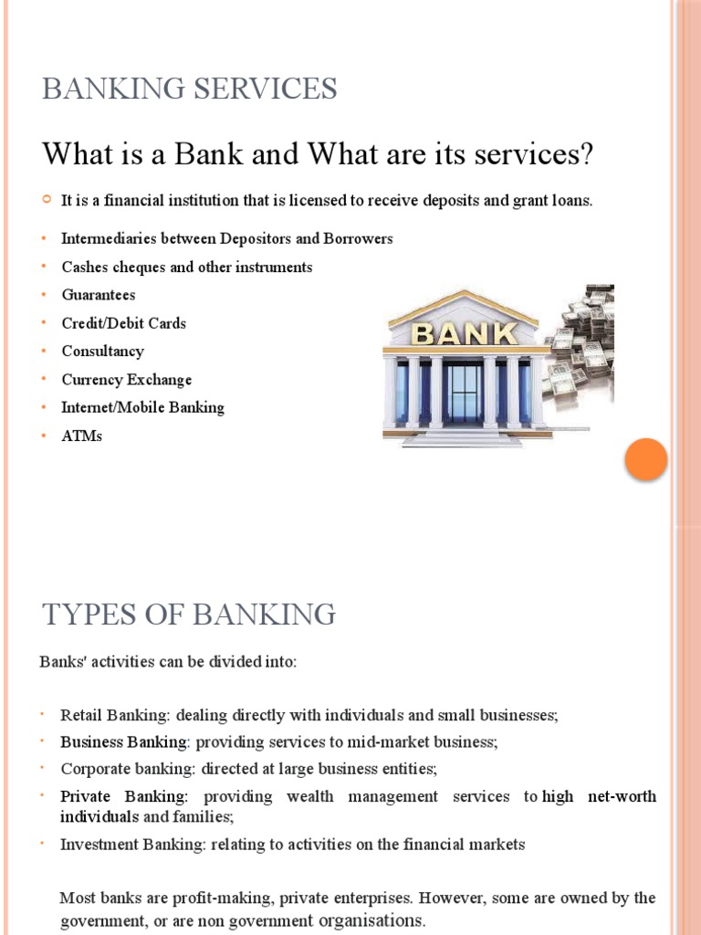 Banking Services | PDF | Banks | Automated Teller Machine