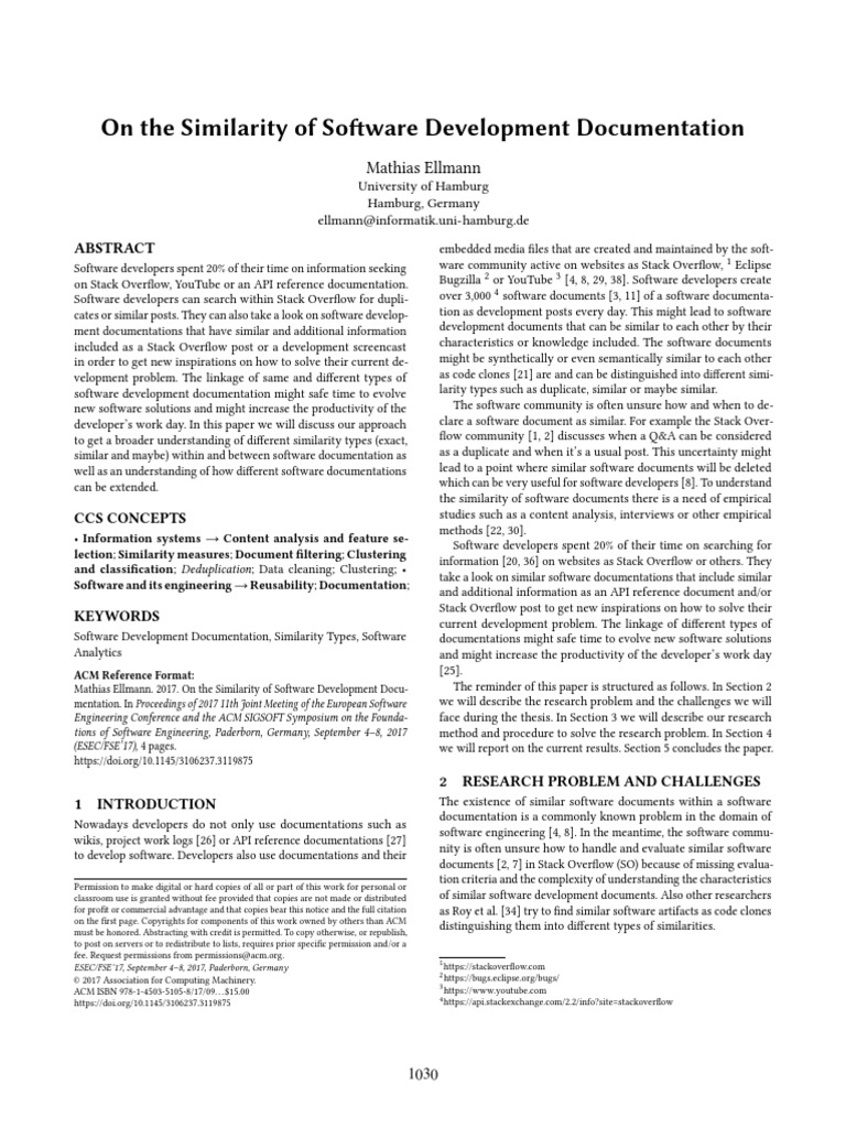 Software Development Documentation | PDF | Statistical Classification ...