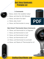 Amazon Alexa Command Cheat Sheet: To Do This Say This | PDF | Amazon Echo | Computing