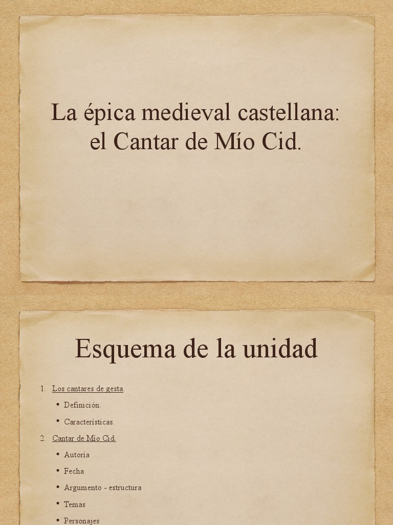Cantares de Gesta | PDF