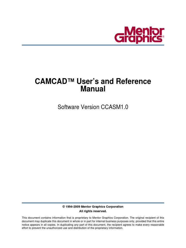 Camcad Useref | PDF