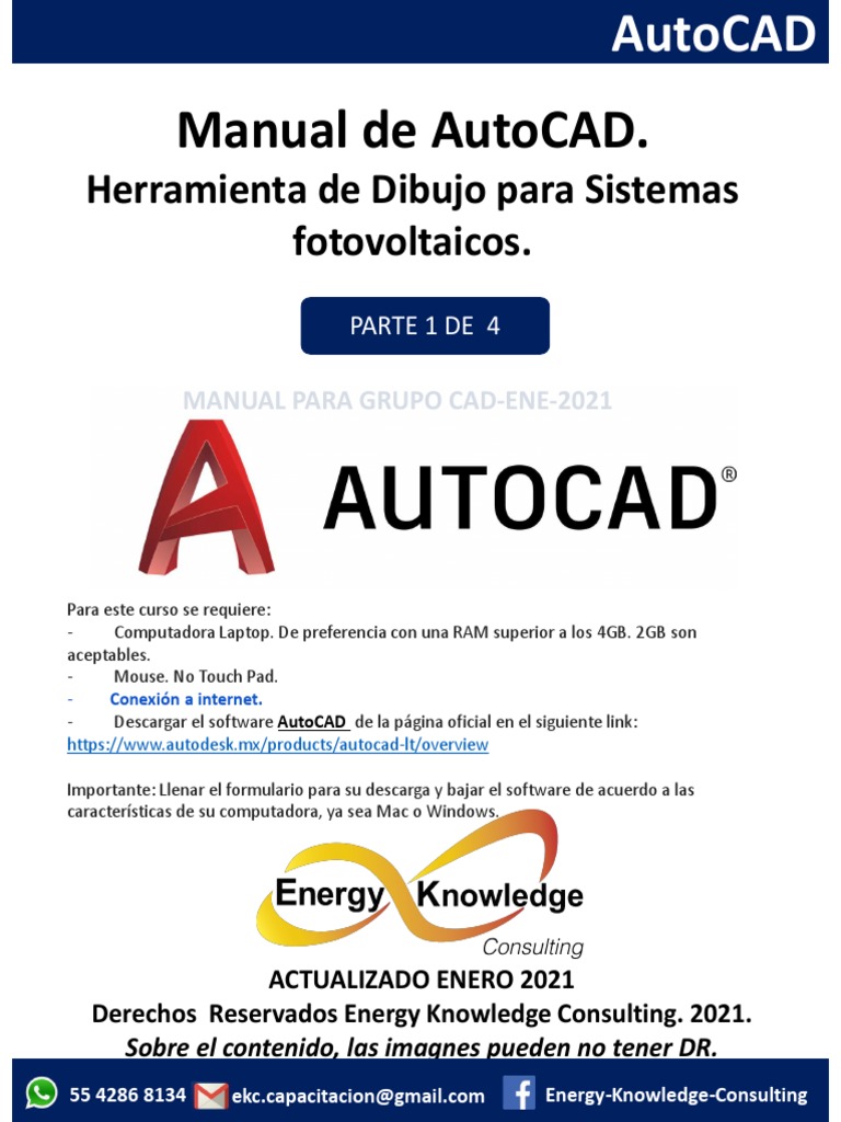 Ekc Cad Manual Ene 2021 | Descargar gratis PDF | Cad automático | Dibujo