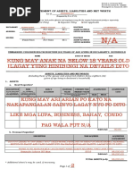 SAMPLE SALN (For Married-House or Private Spouse) | PDF | Net Worth | Money
