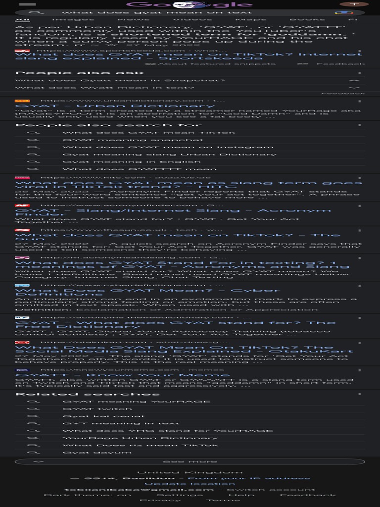 What Does Gyat Mean On Text - Google Search | PDF | Communication ...