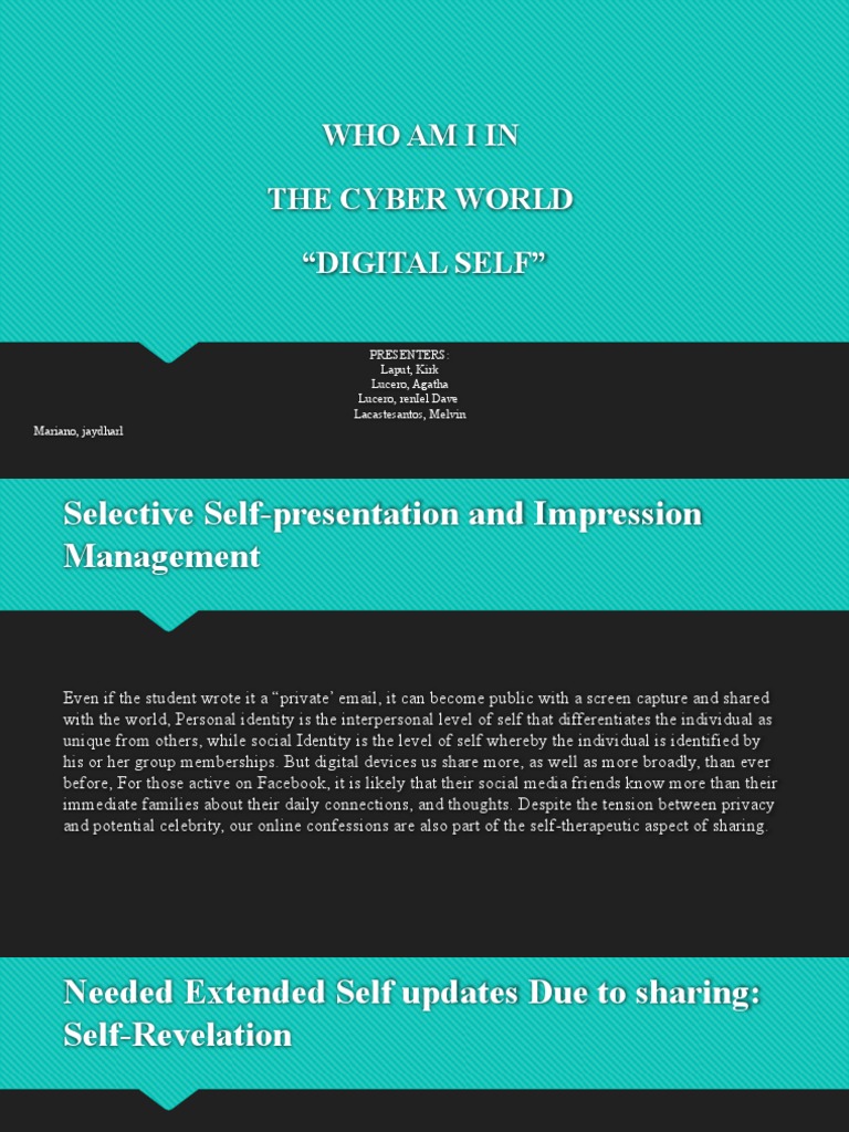 Navigating Digital Self-Presentation | PDF | Gender | Gender Studies