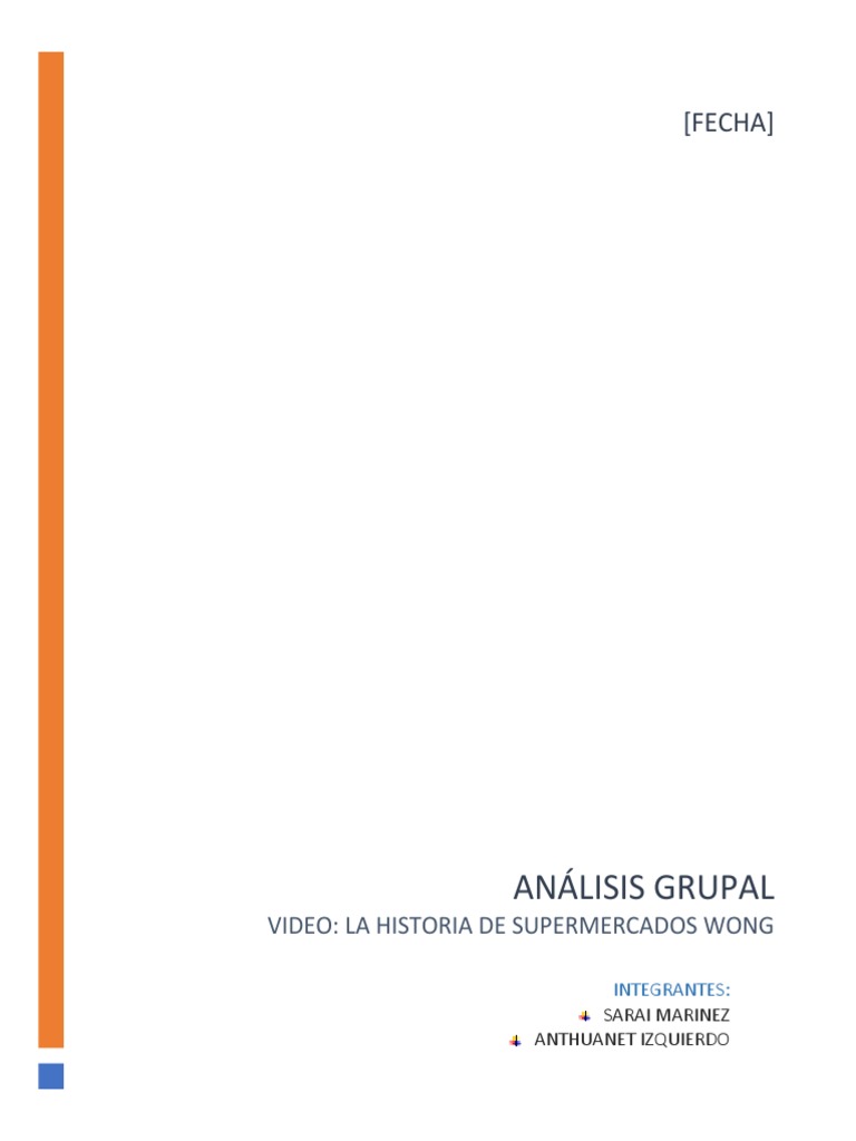 Analisis Grupal Familia Wong | PDF