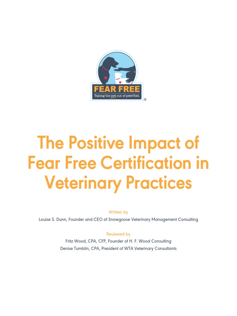 The Positive Impact of Fear Free Certification in Vet Practices | PDF ...