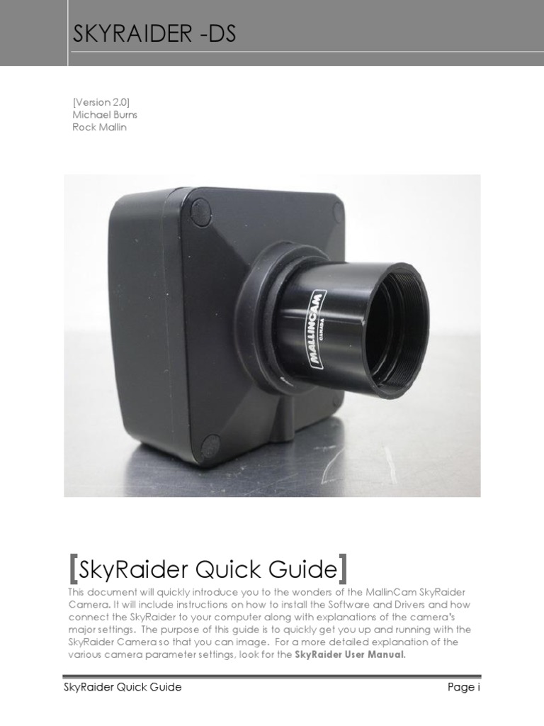Sky Raider Quick Guide 2.0 | PDF