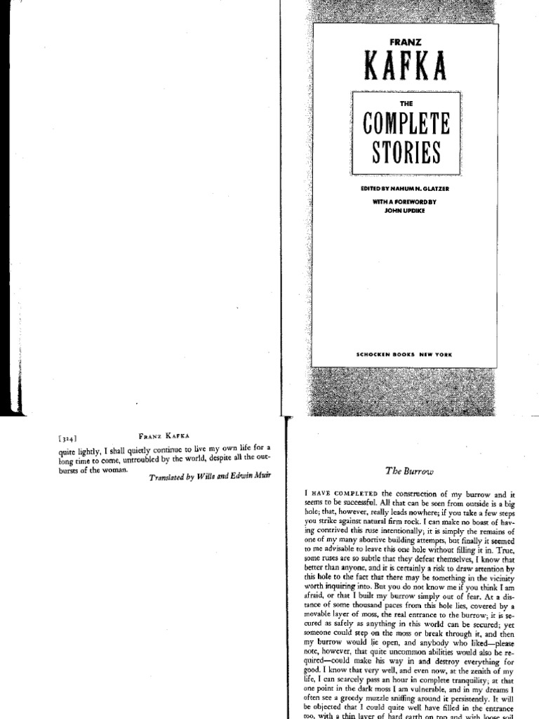 Kafka The Burrow 1jcjgv3 Compressed | PDF