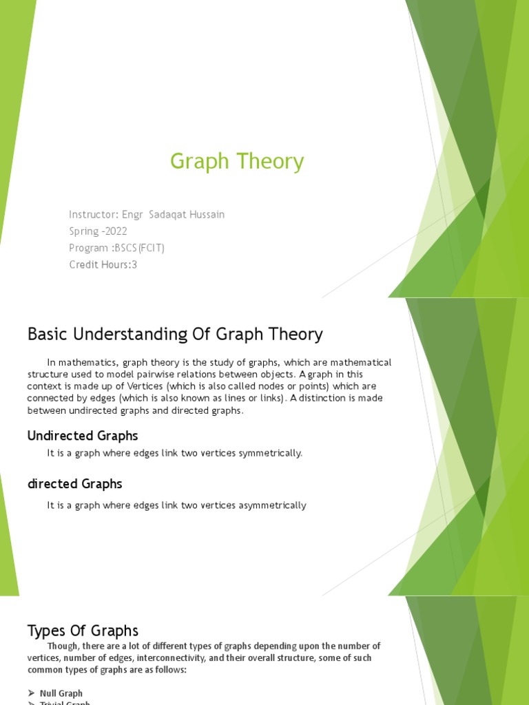Graph Theory Lecture 01and02 Pdf Vertex Graph Theory Theoretical Computer Science 