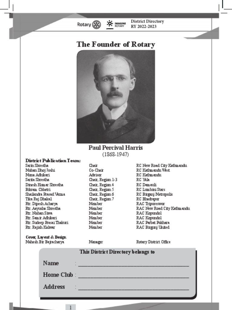 Directory RY 2022 23 First Part - Indd | PDF