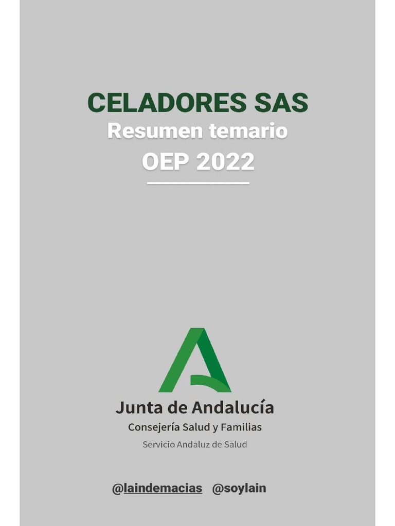 Súper Resumen Celadores SAS OEP 2022 | PDF
