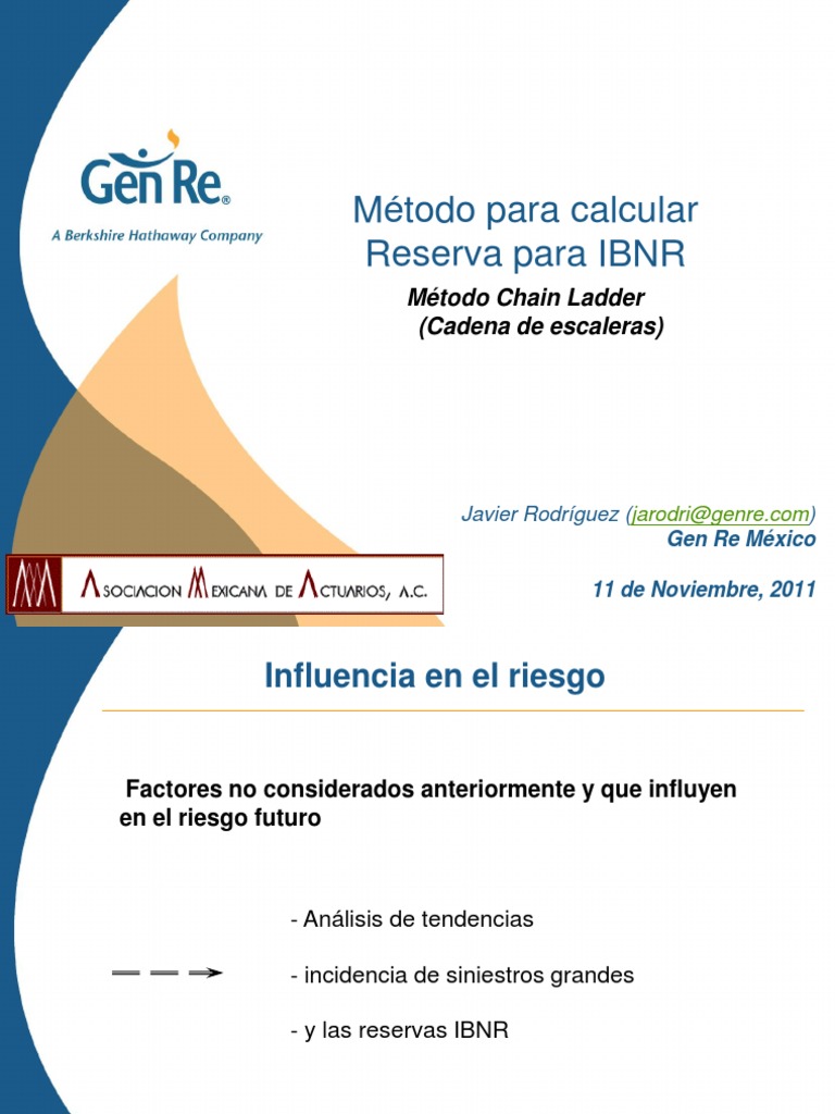 Método Chain Ladder para IBNR | PDF