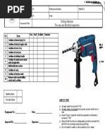 Hand Tool Inspection Checklist | PDF