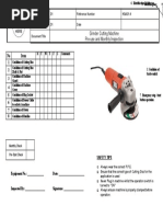 Drilling Machine Inspection Checklist | PDF | Drill | Mechanical ...