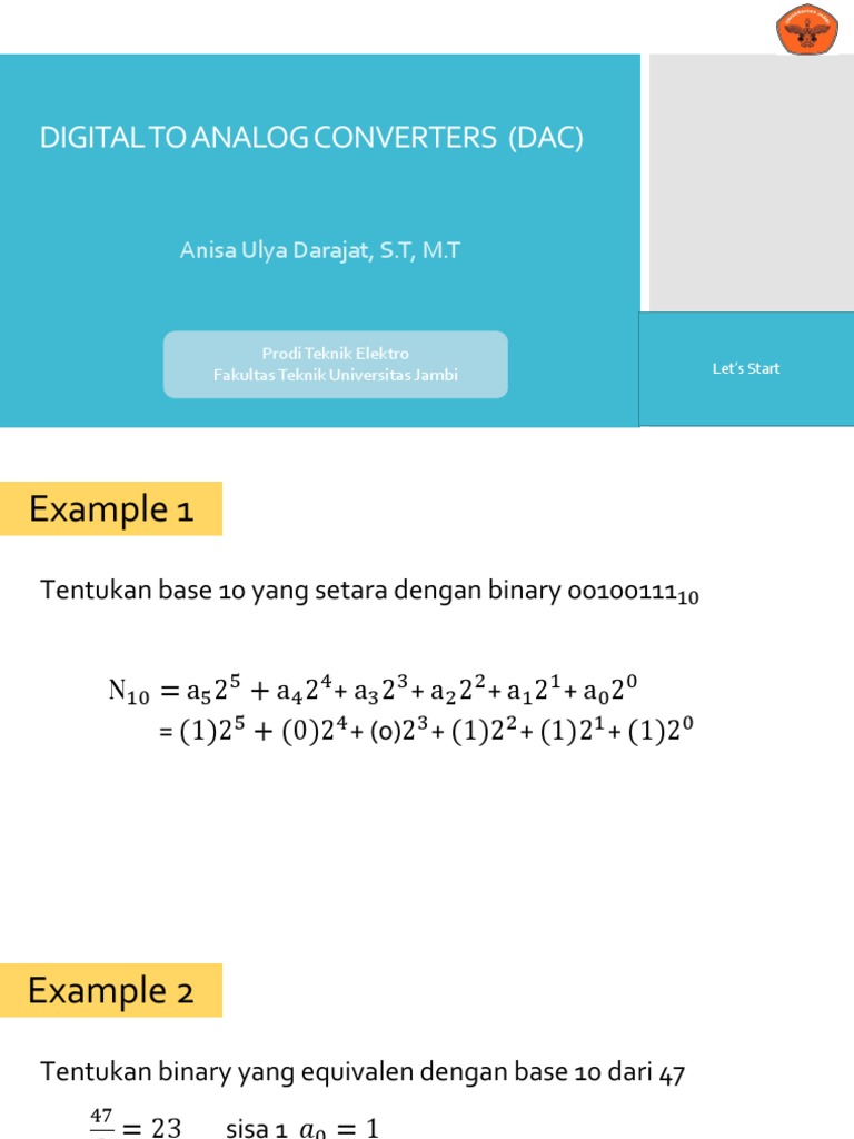 Panduan Lengkap Digital to Analog DAC | PDF | Komputer
