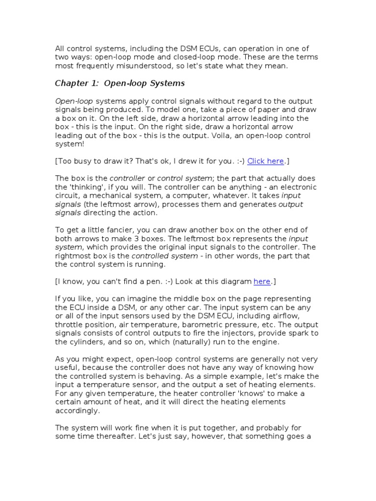 DSM ECU Essential Primer | PDF | Turbocharger | Control Theory
