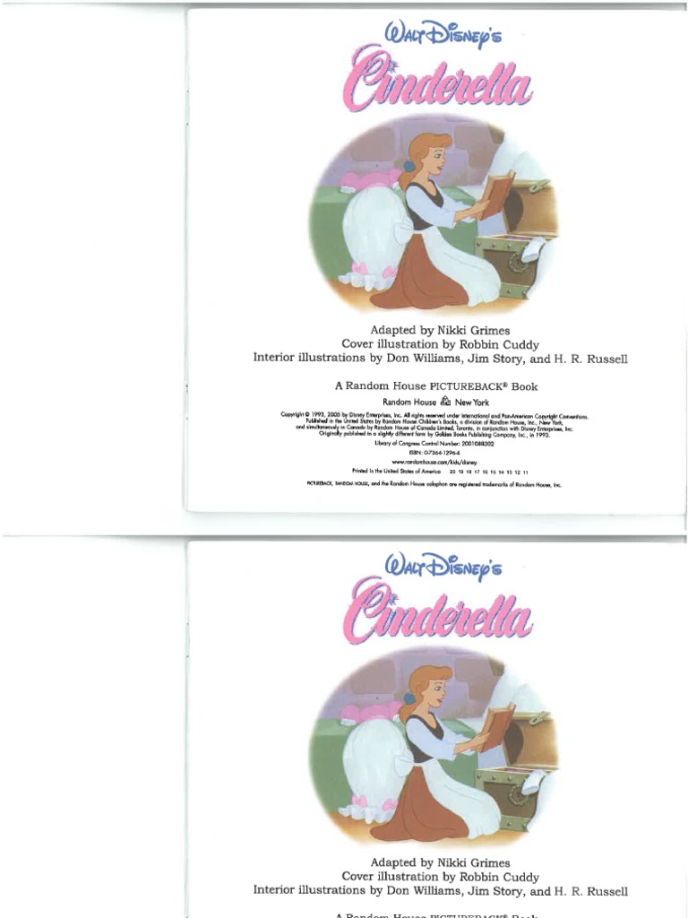 Cinderella Book Pdf