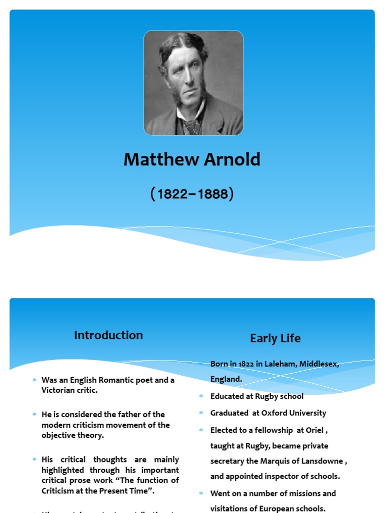 Matthew Arnold | PDF