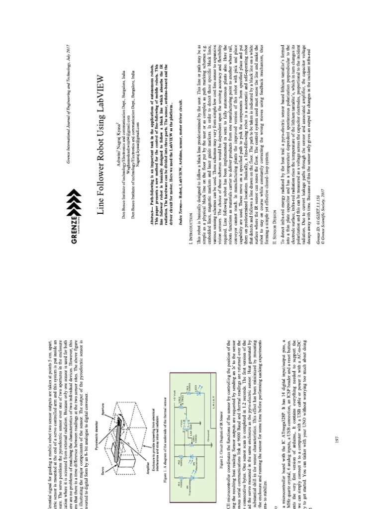 Line Follower Robot Using LabVIEW | PDF