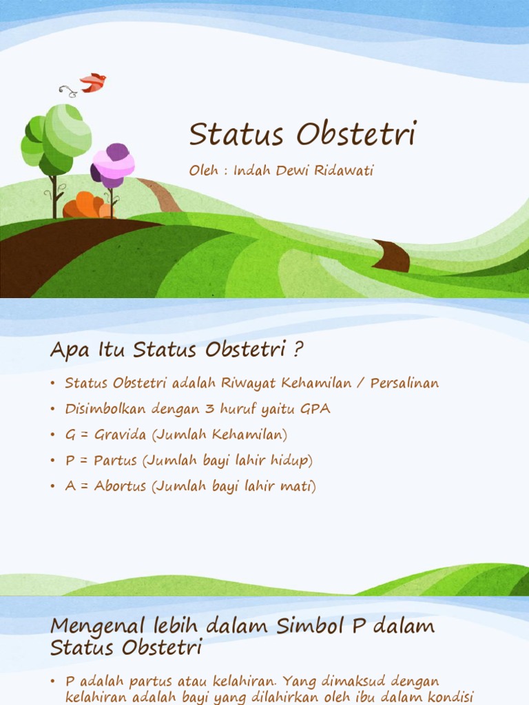 Status Obstetri GPA | PDF