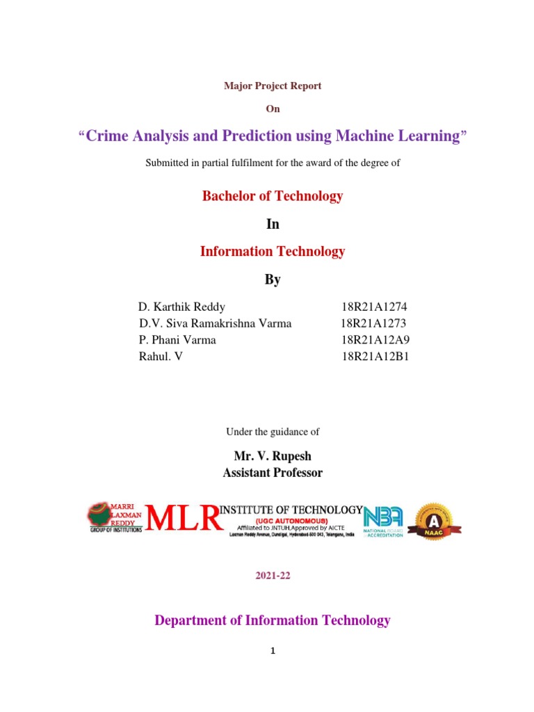 Major Project Documentation Final | PDF | Machine Learning | Software ...
