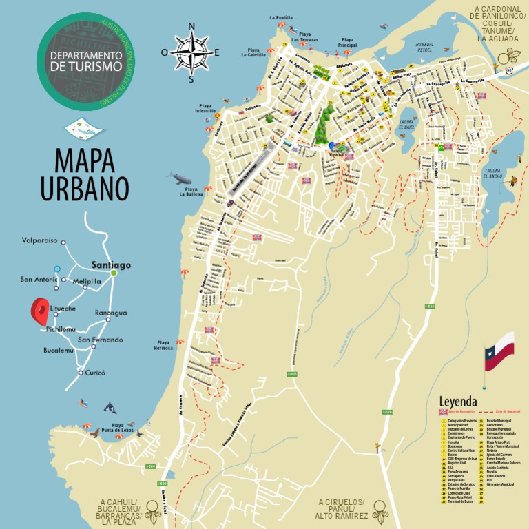 Mapa Urbano Pichilemu | PDF