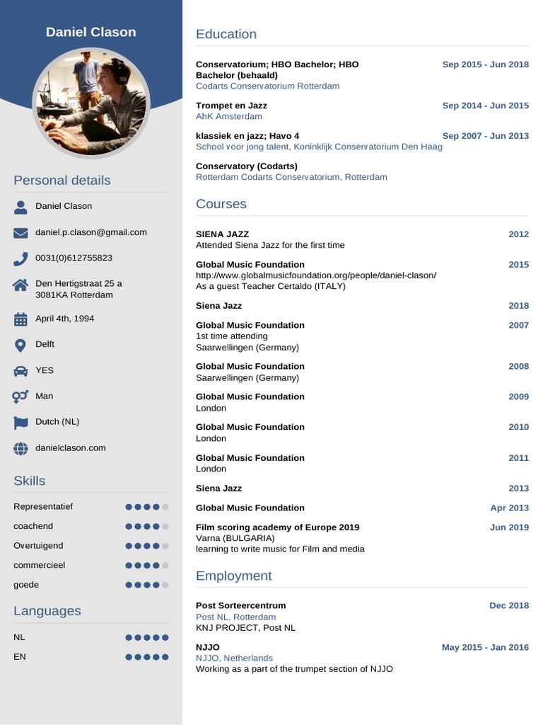 Daniel Clason: Musician & Educator Profile | PDF