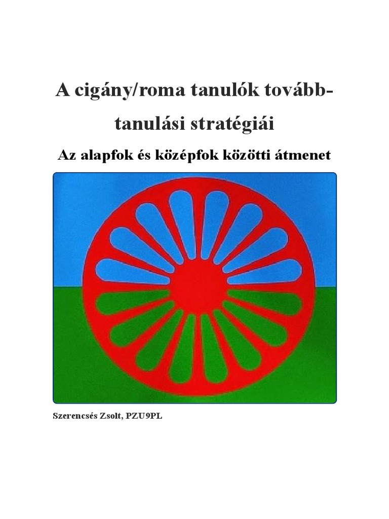 A Cigány-Roma Tanulók Továbbtanulási Stratégiái - Az Alapfok És ...