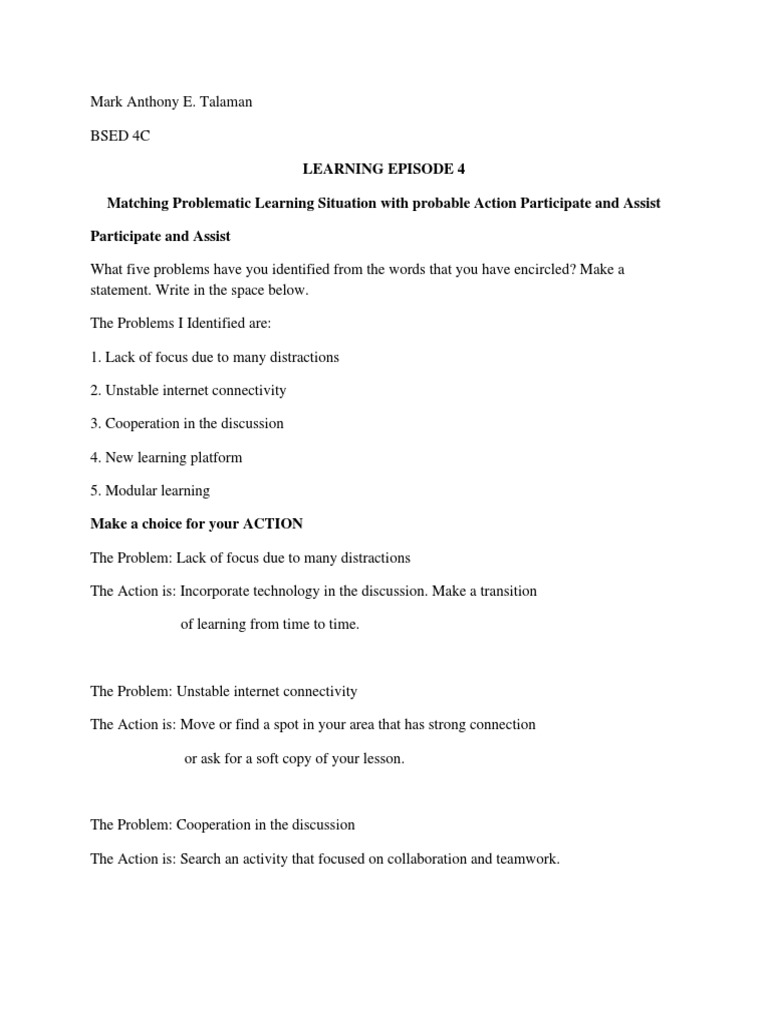 FS2 Ep4 | PDF | Learning | Teachers