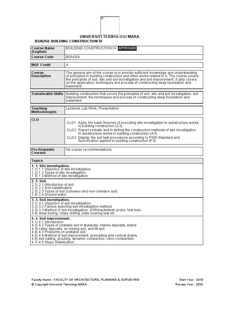 Course Building Construction IV | PDF