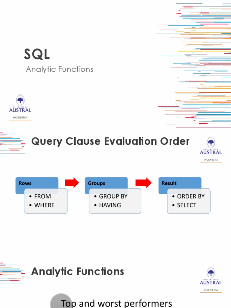 SQL Funciones Avanzadas | PDF