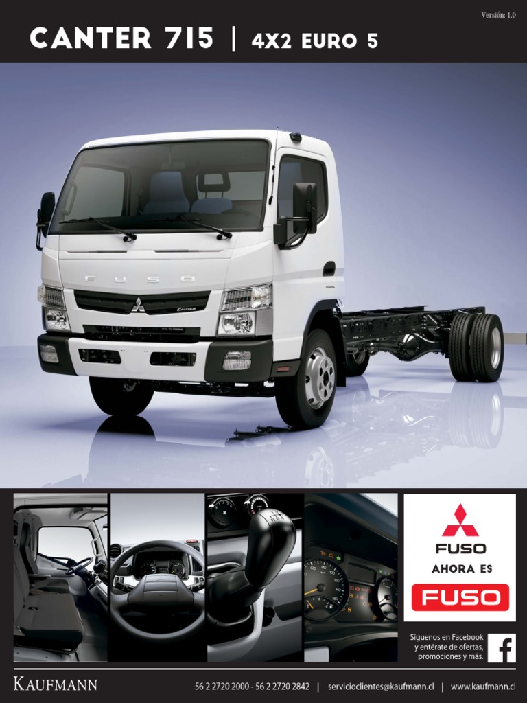 Canter 715 4x2 | PDF | Eje | Transporte