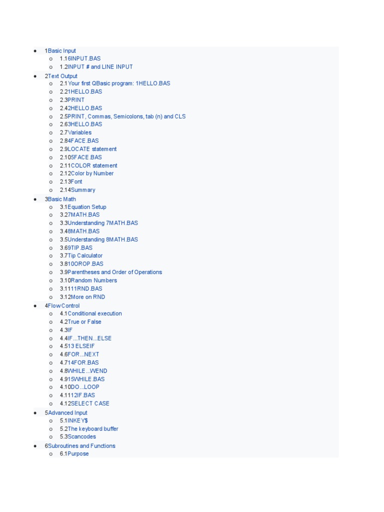 1basic Input | PDF | Subroutine | Data Type 1basic Input | PDF | Subroutine | Data Type