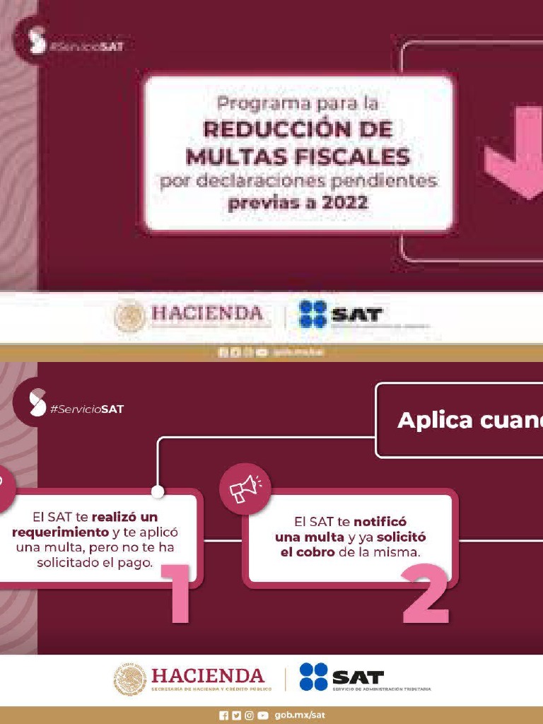 Reducción de multas fiscales | PDF