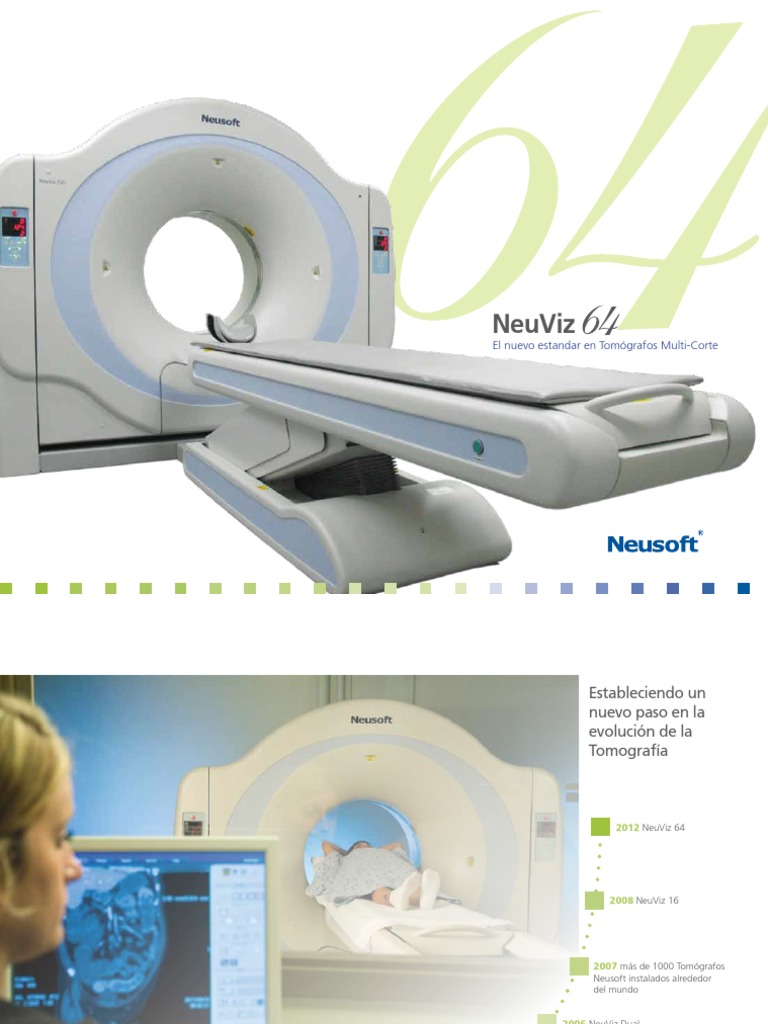 NeuViz 64: Tomógrafo de baja dosis | PDF | Ct Scan | Imagenes medicas