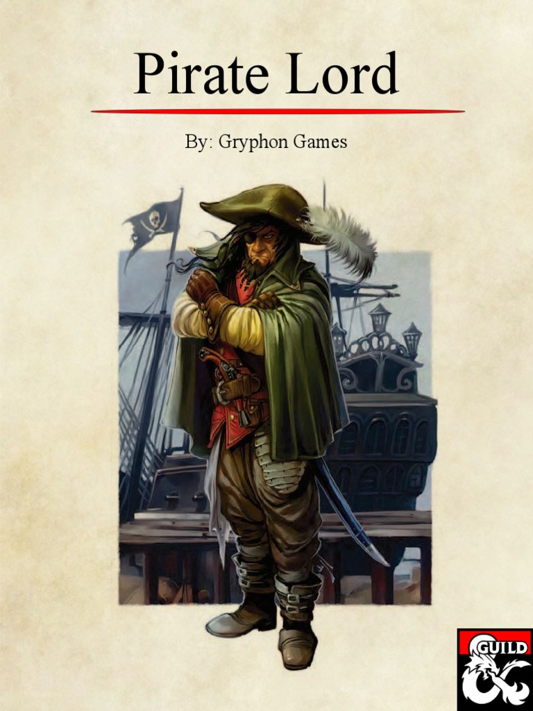 NPC - Pirate Lord | PDF | Wizards Of The Coast | Piracy