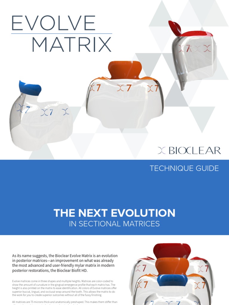 Evolve Matrix Guide 9-2021-1 | PDF | Matrix (Mathematics) | Periodontology