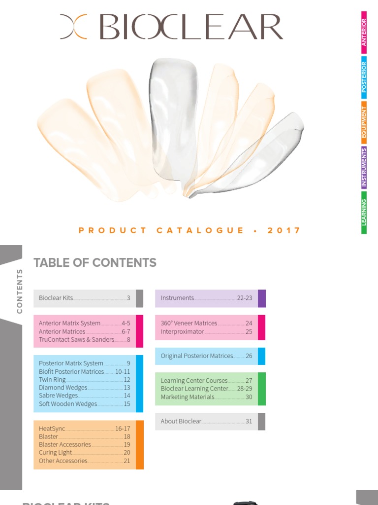 Bioclear Dental Matrix Systems Overview | PDF | Matrix (Mathematics ...