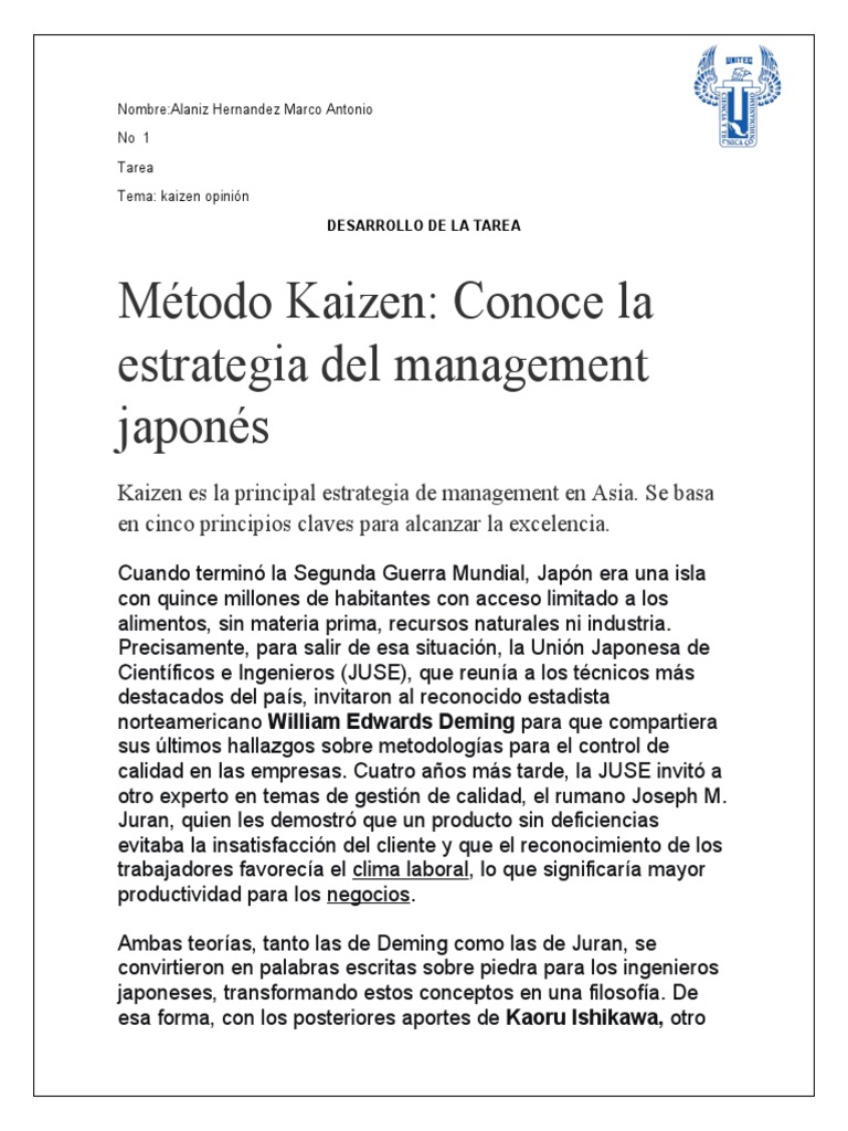 Método Kaizen: Estrategia de Mejora Continua | PDF | Honda | Toyota