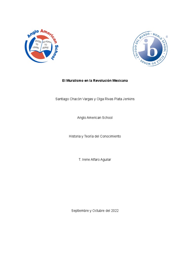 Muralistas y La Rev. Mex | PDF | México | Cubismo