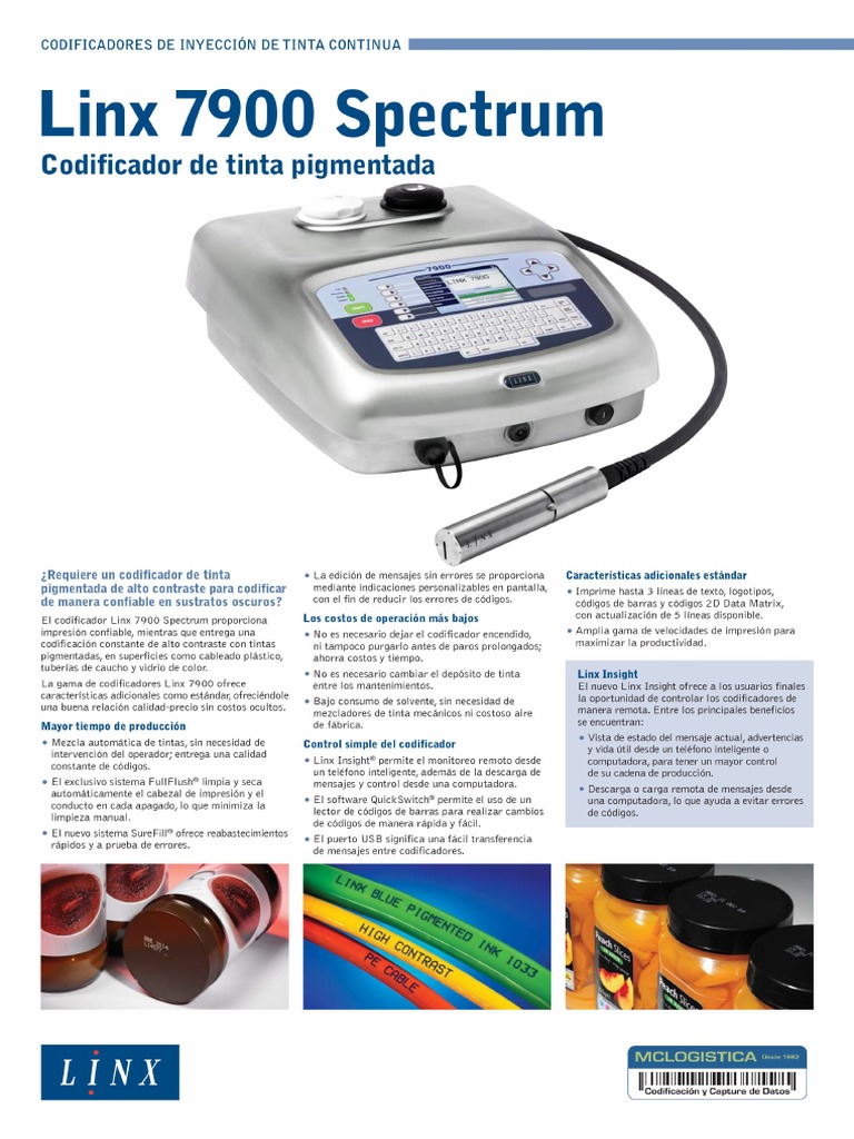 Linx 7900 Spectrum BR MC Logistica | PDF