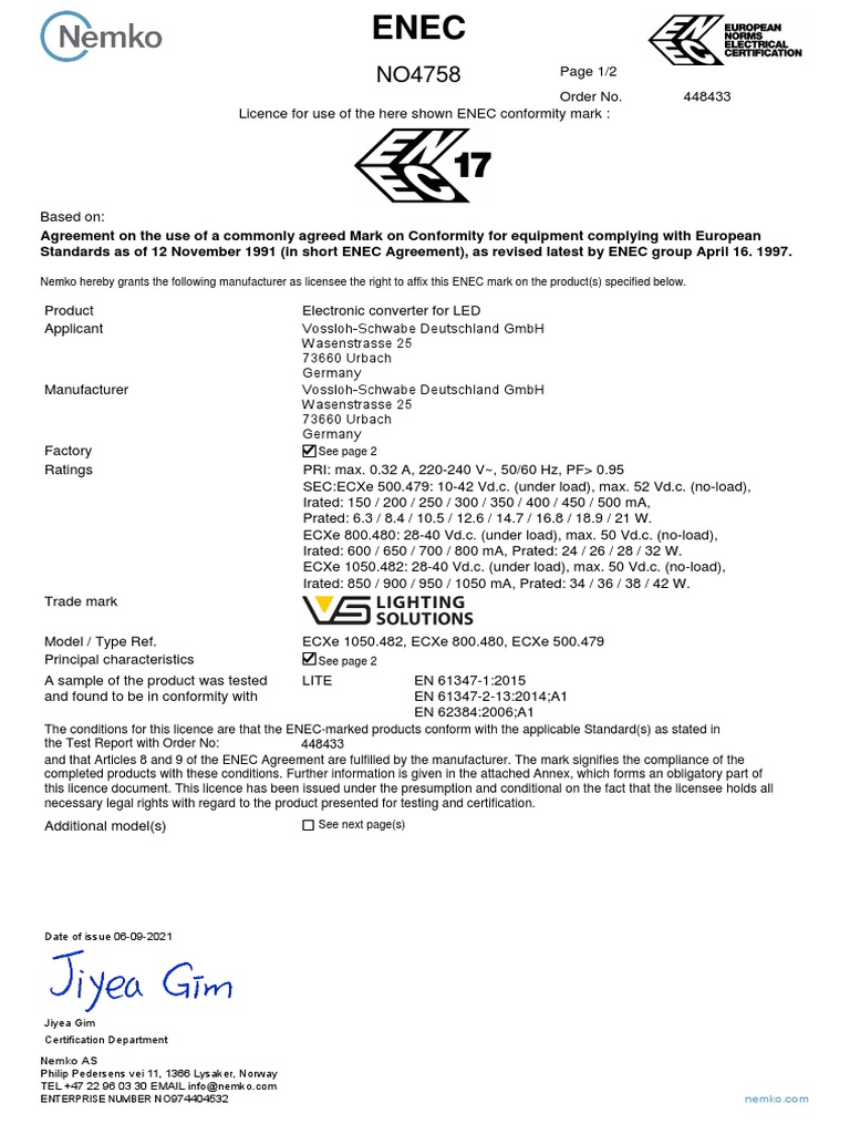 Enec | PDF | License