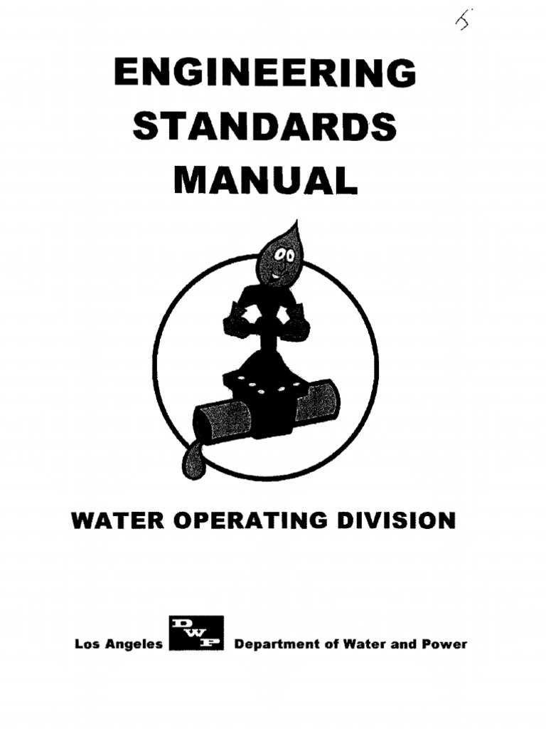 TP22 Attachment J LADWP Engr Stds Manual Water Div | PDF | Pipe (Fluid ...